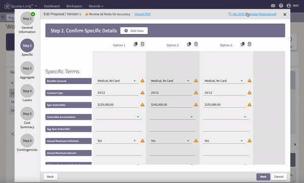 July 2024 Release | Proposal Versioning - Carrier/MGU Experience – Ringmaster Technologies