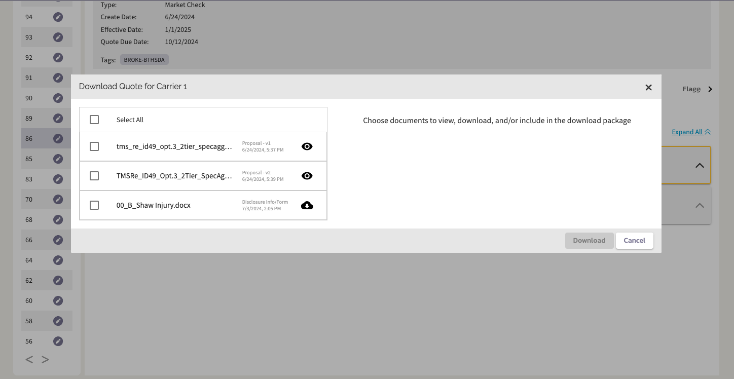 July 2024 Release | Proposal Versioning - Producer Experience – Ringmaster Technologies