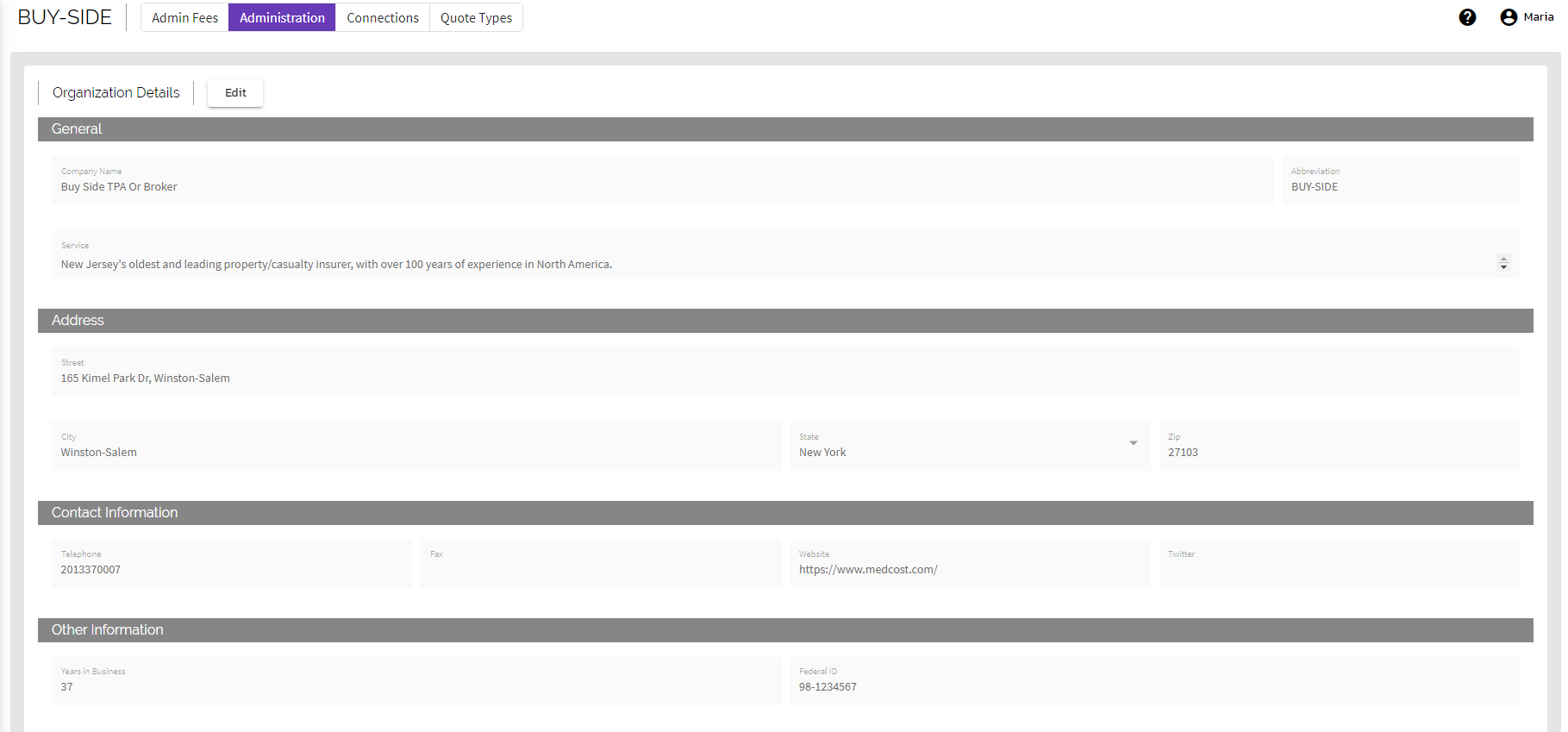 Create/Edit Your Buy-Side Organization – Ringmaster Technologies