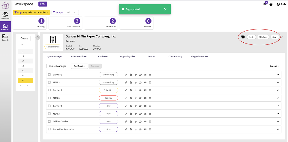 Route Notifications by Tags – Ringmaster Technologies