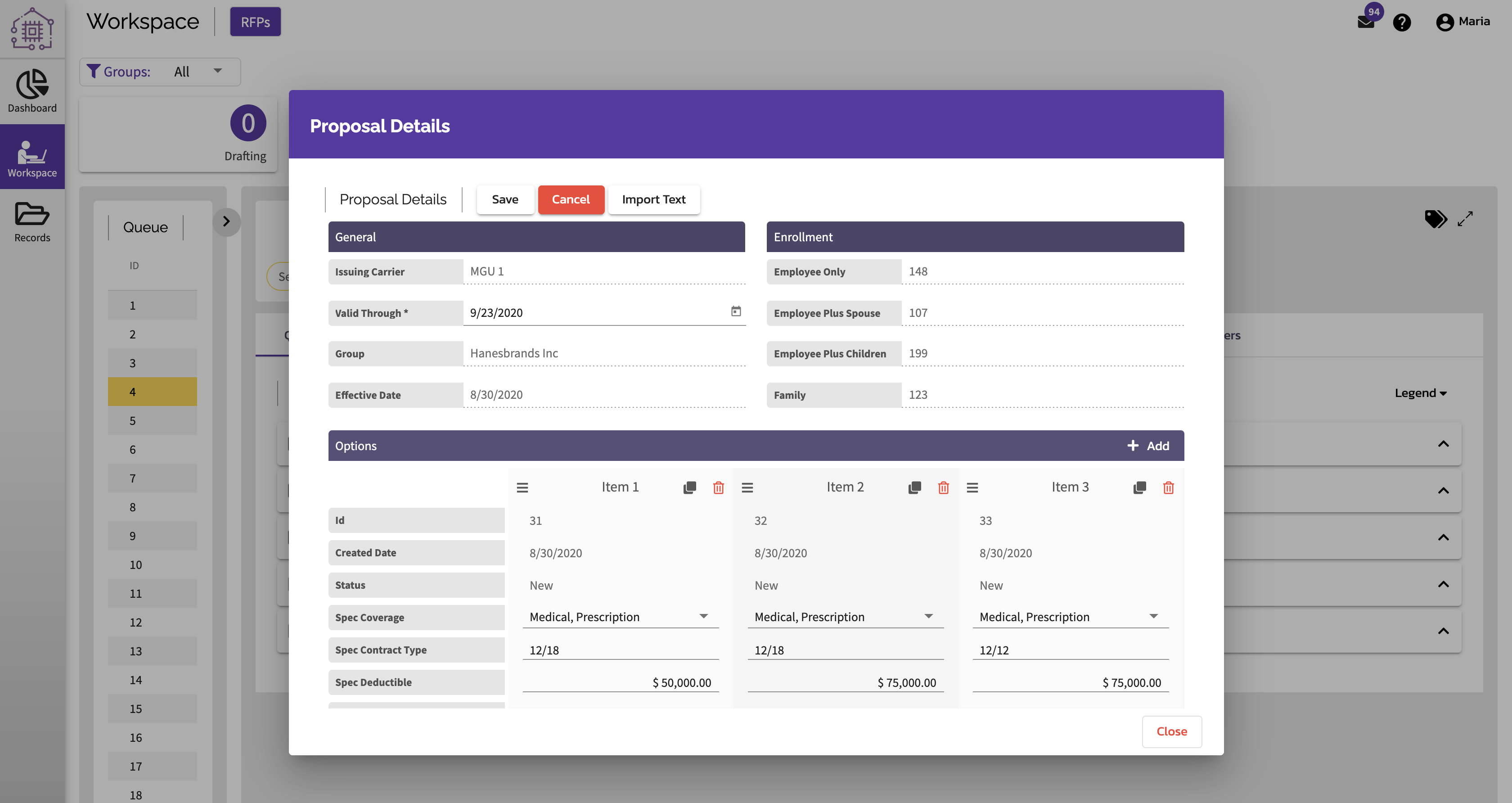 Edit Proposal from Quote Manager – Ringmaster Technologies