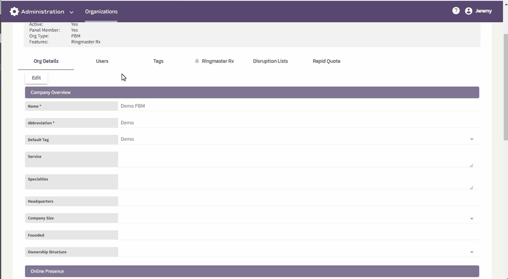 RingmasterRx PBM Rapid Quote Guide – Ringmaster Technologies