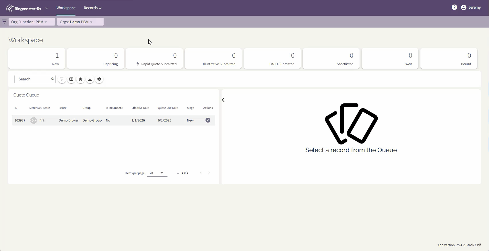 Viewing an RFP – Ringmaster Technologies