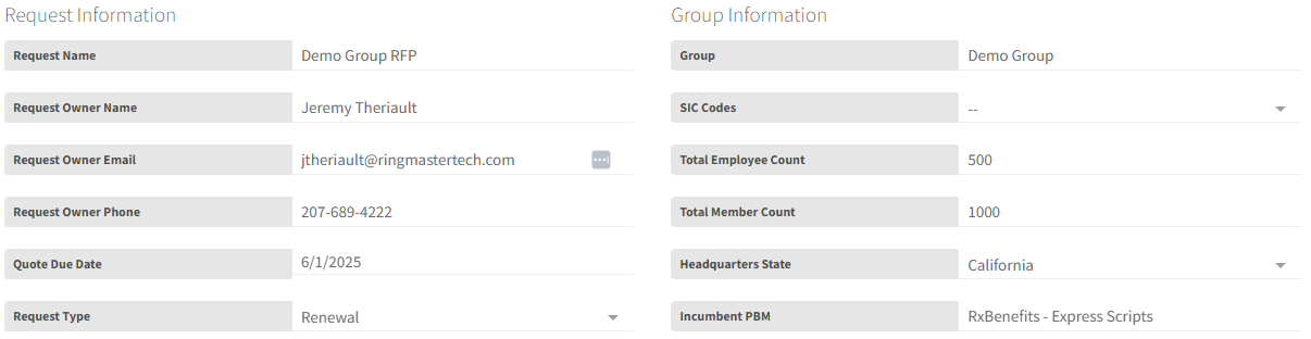 Editing an RFP Proposal – Ringmaster Technologies