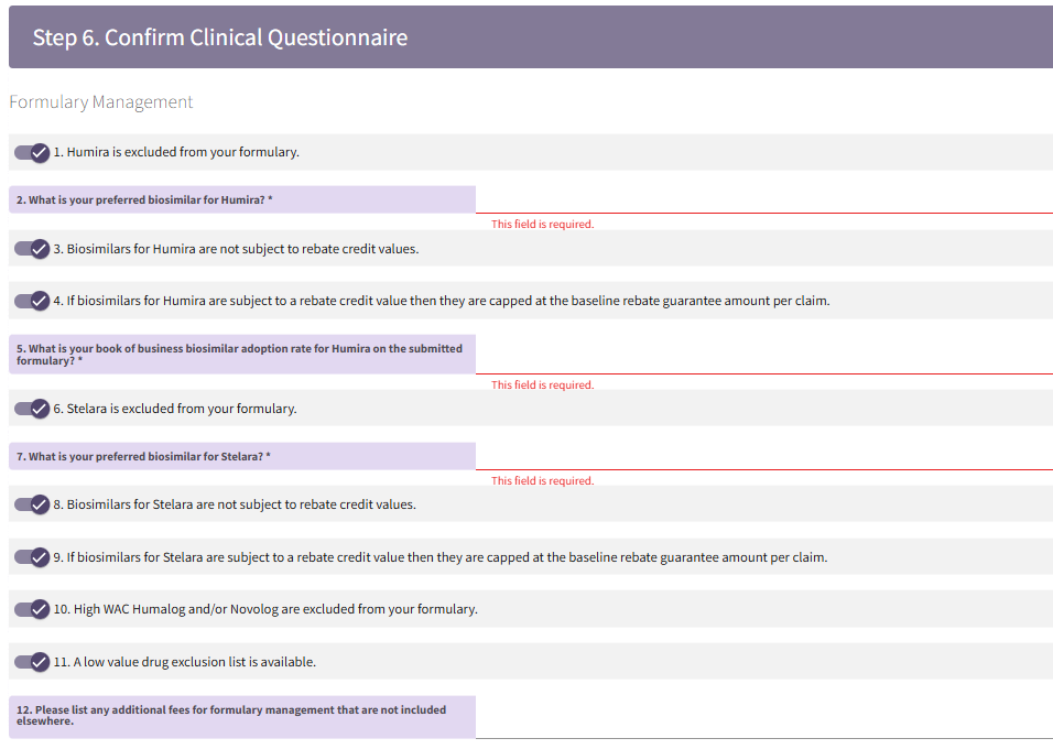 Editing an RFP Proposal – Ringmaster Technologies
