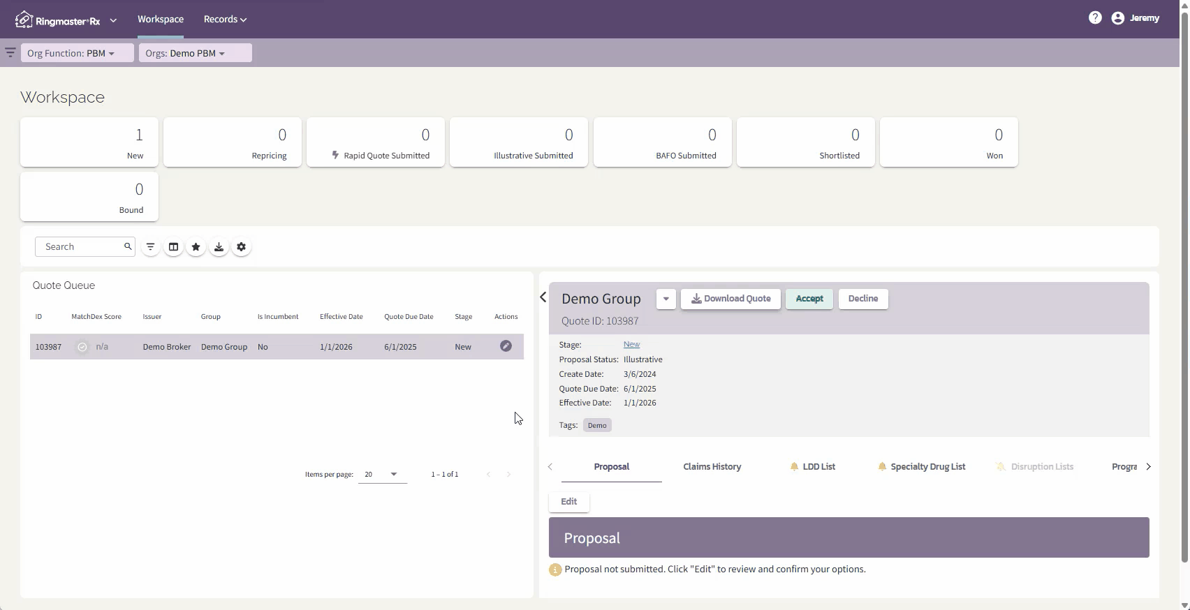 RingmasterRx PBM Response Guide – Ringmaster Technologies